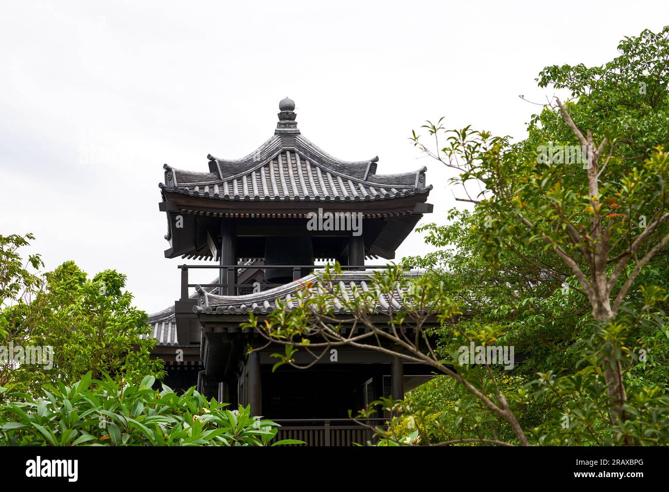 Timber structure Japanese style Tang style architectural temple of Tsz ...
