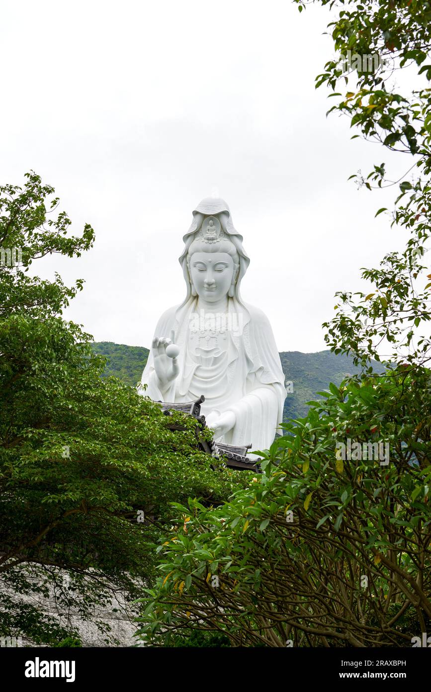 Asia's largest buddhist Guanyin statue at Tsz Shan Monastery in Hong Kong Stock Photo - Alamy