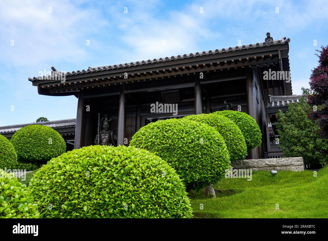 Timber structure Japanese style Tang style architectural temple of Tsz ...