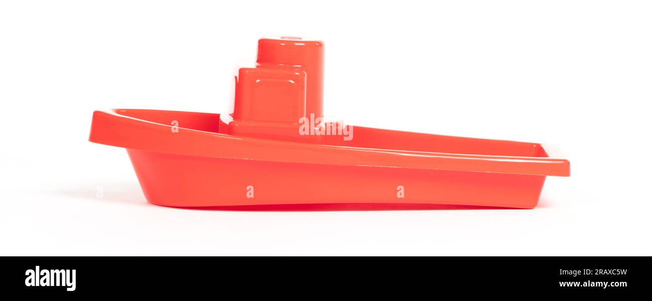 Plastic toy boat Cut Out Stock Images & Pictures - Alamy