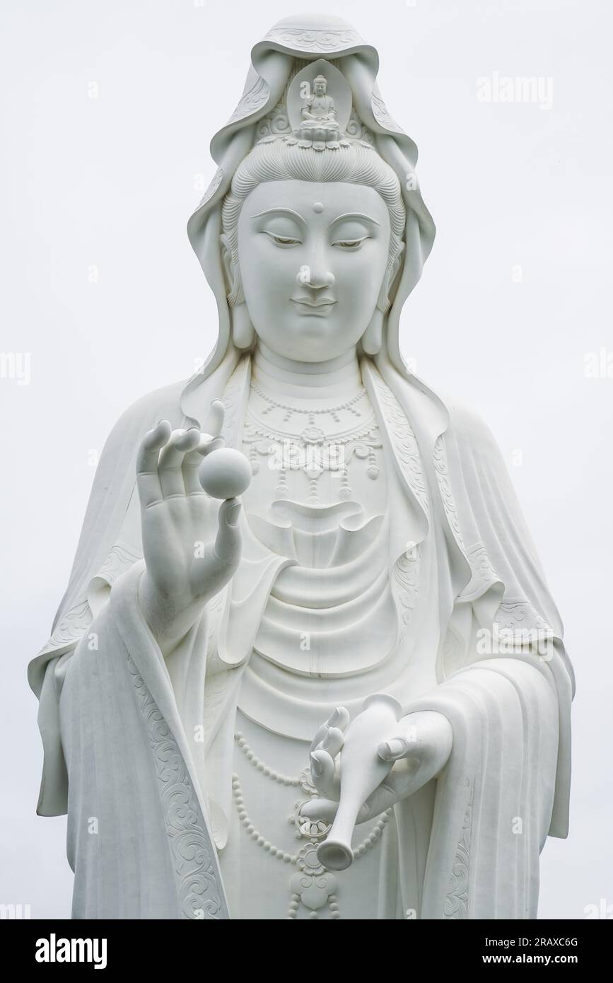 Asia's largest buddhist Guanyin statue at Tsz Shan Monastery in Hong Kong Stock Photo - Alamy