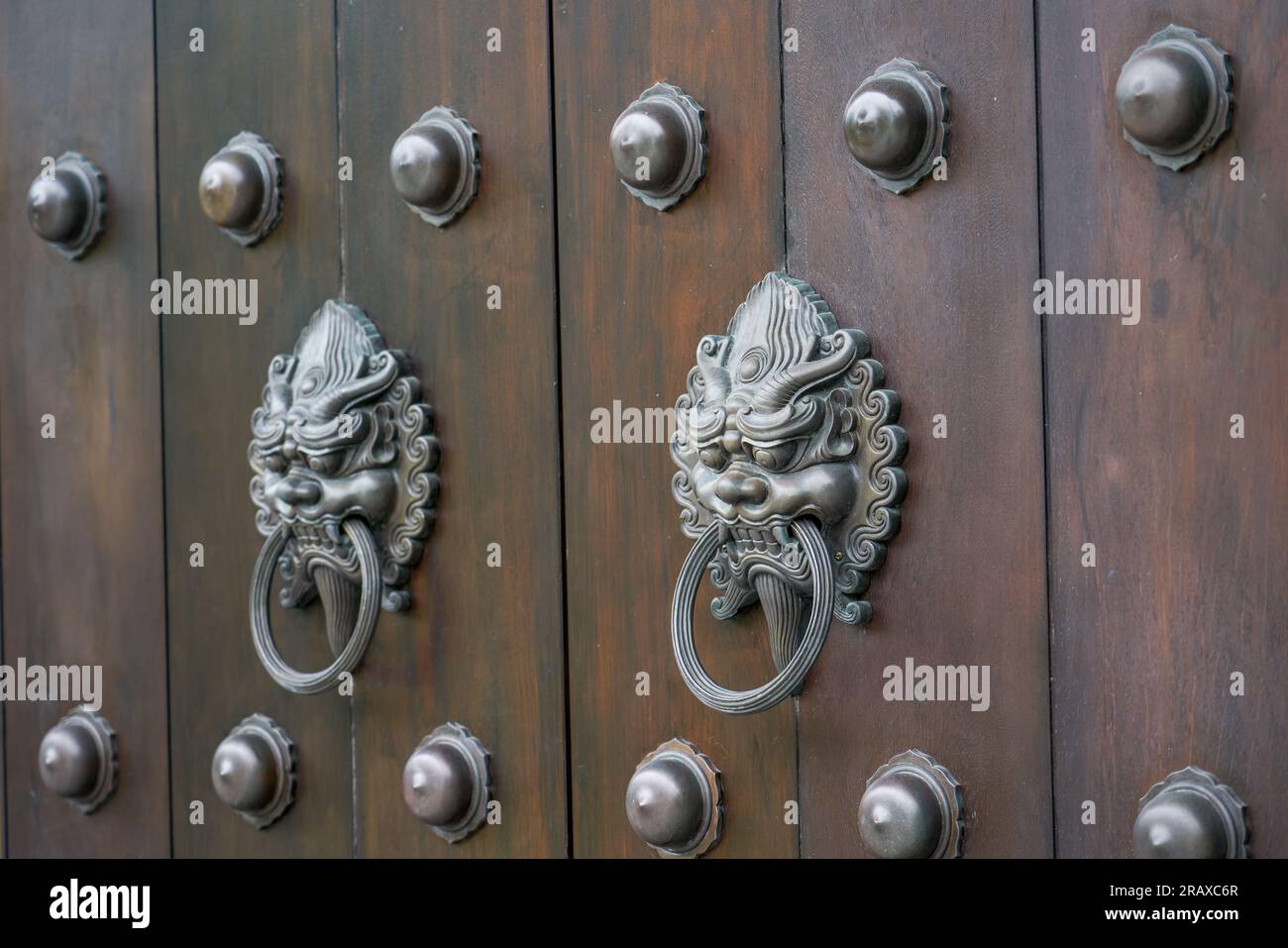 Timber structure Japanese style Tang style architectural temple and ...
