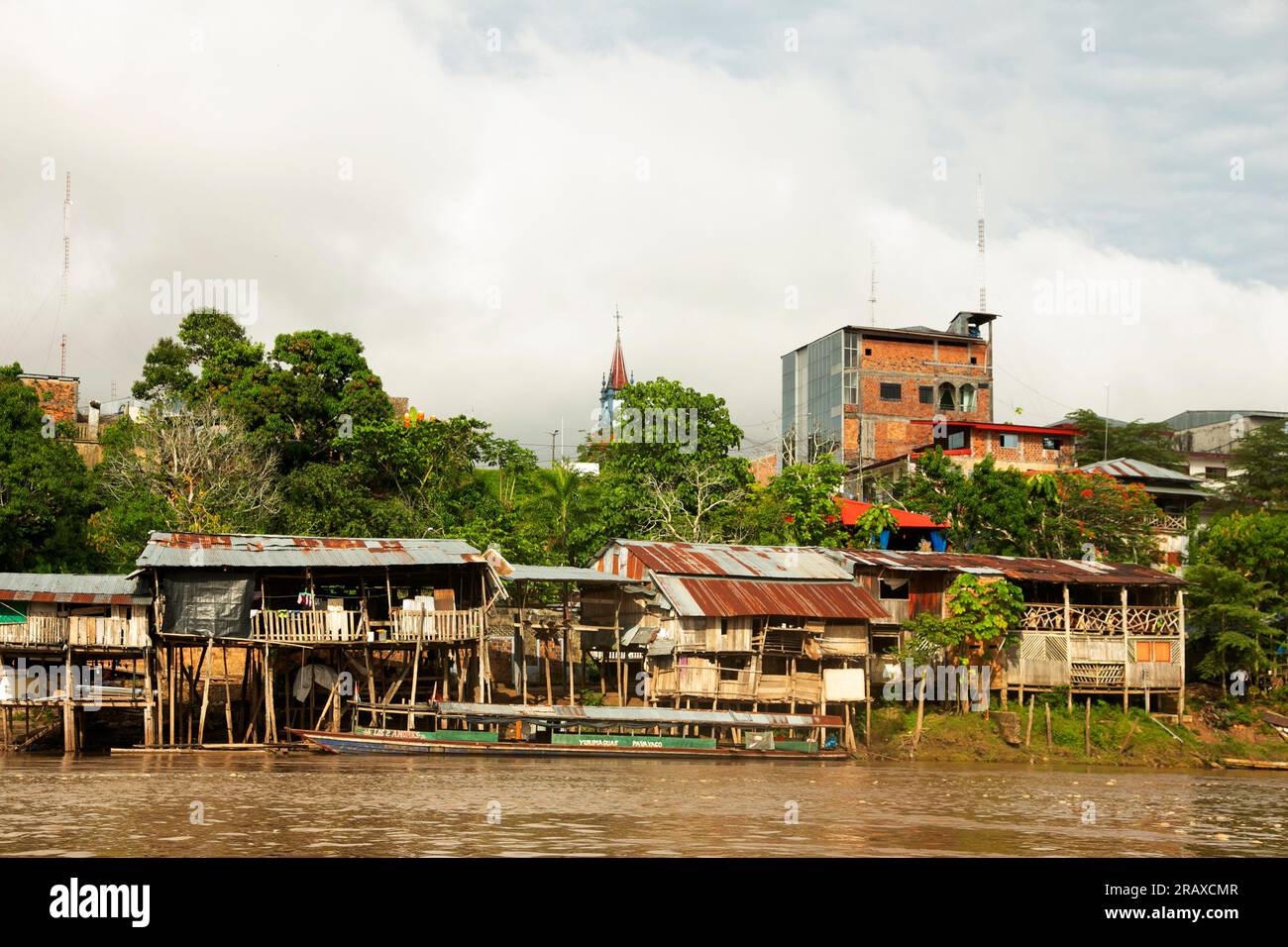Views of the city of Yurimaguas in the Peruvian jungle from the ...
