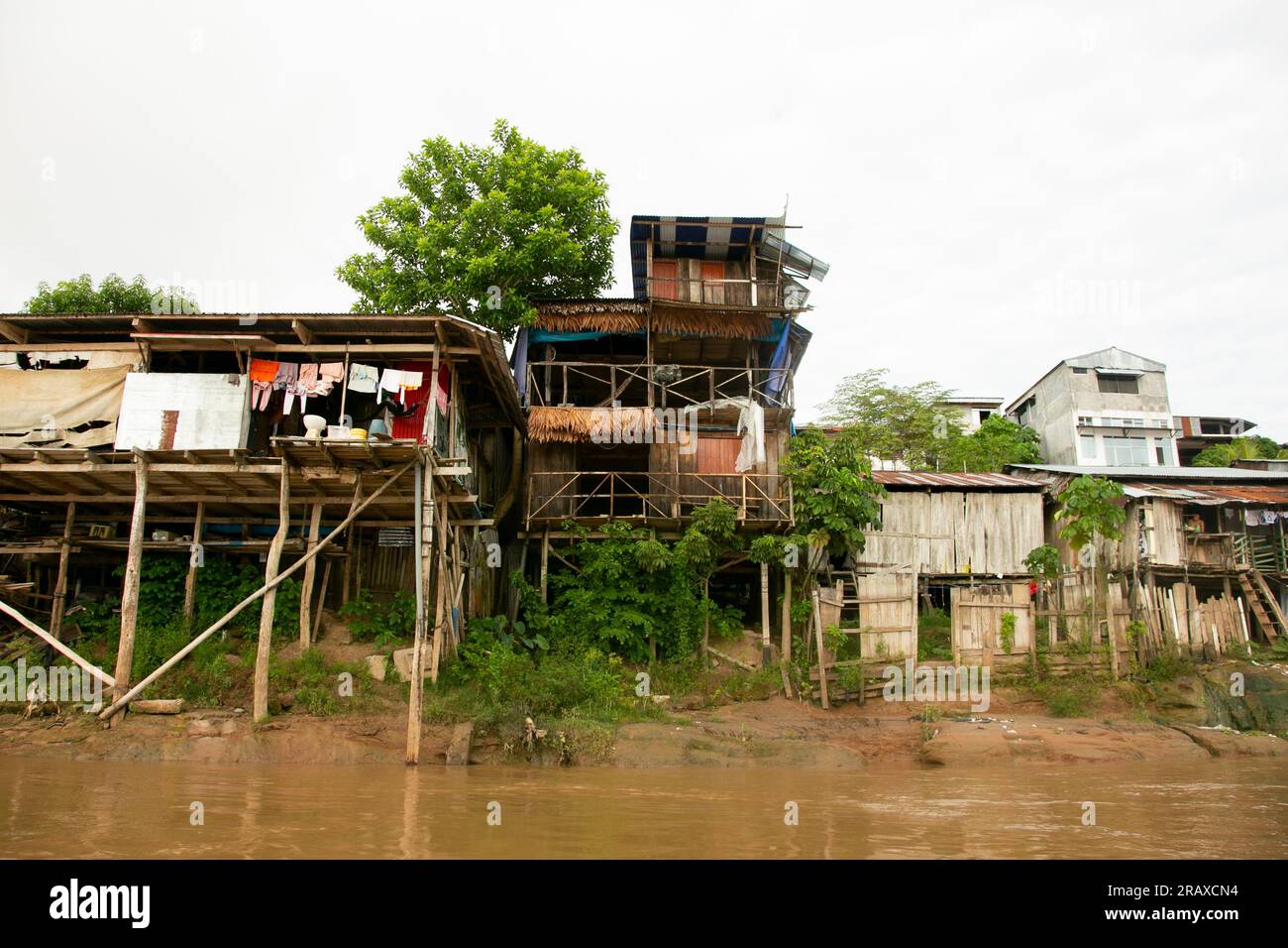 Views of the city of Yurimaguas in the Peruvian jungle from the ...