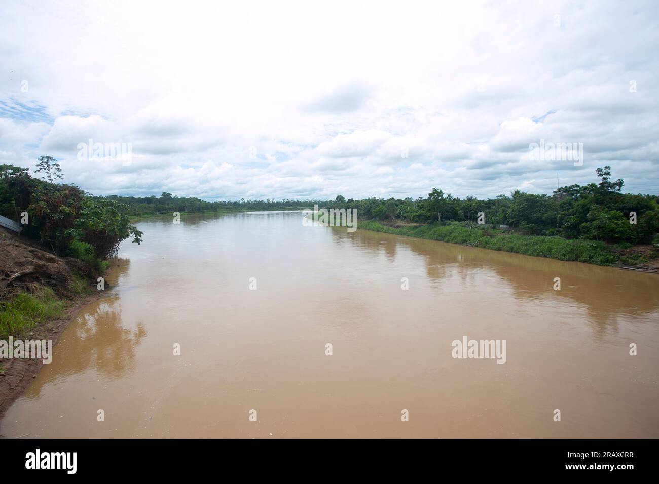 Views of the city of Yurimaguas in the Peruvian jungle from the ...
