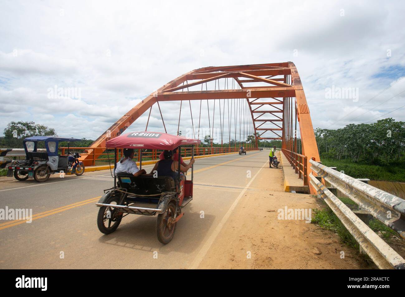 Yurimaguas, Peru 1st October 2022: Paranapura bridge in the city of ...
