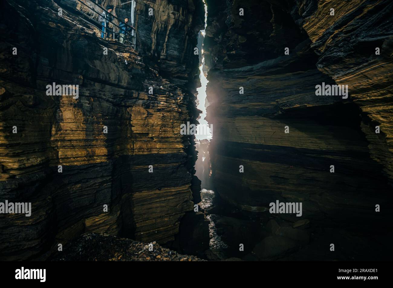 A landscape inside Gupteshwor Mahadev Cave, one of the major ...