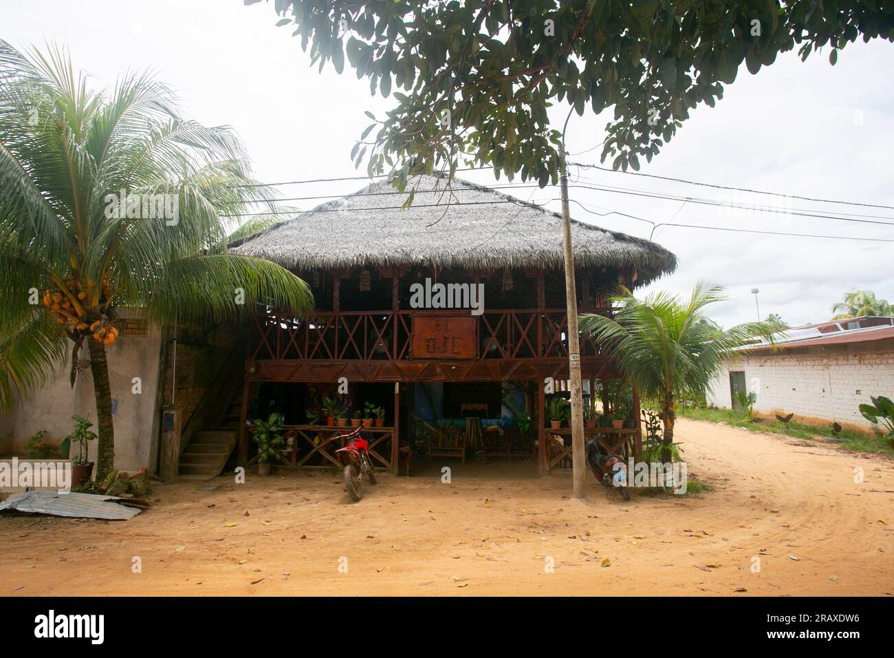 Yurimaguas, Peru; 1st October 2022: Street view from the city of ...