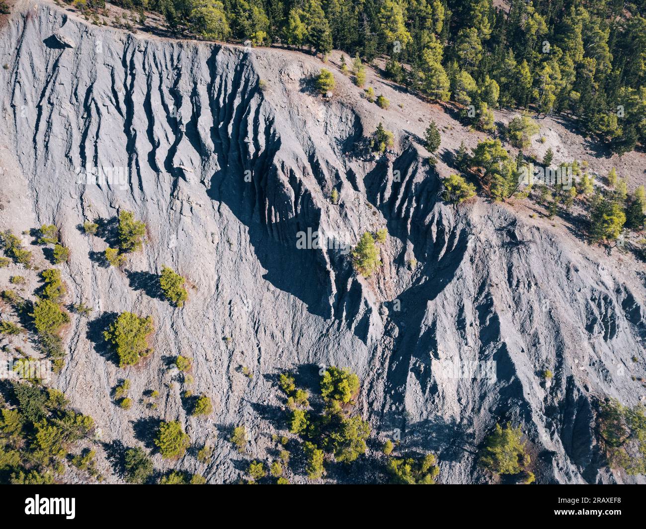 Aerial view sedimentary rock hi-res stock photography and images - Alamy