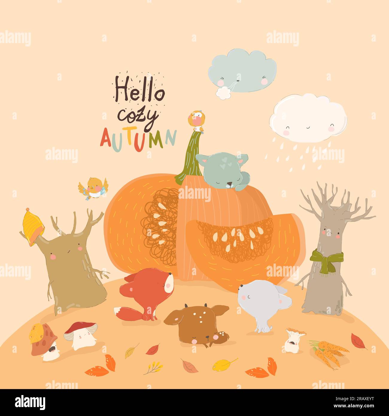 Rain forest animals illustration hi-res stock photography and images ...