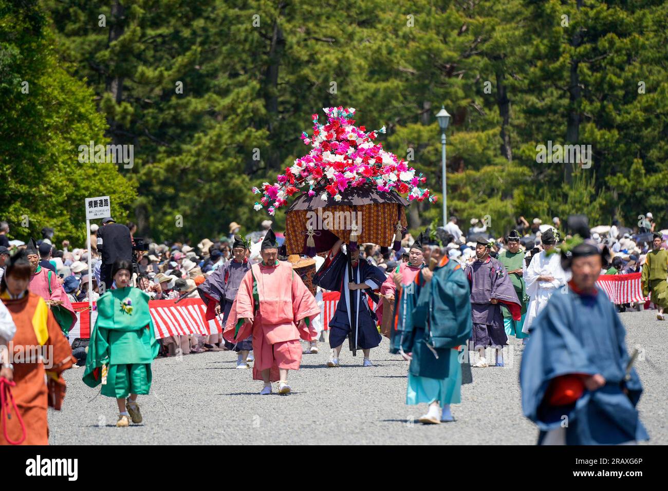 Kyoto, Japan - May 16 2023 : Aoi Matsuri ( Aoi Festival ). Historical ...