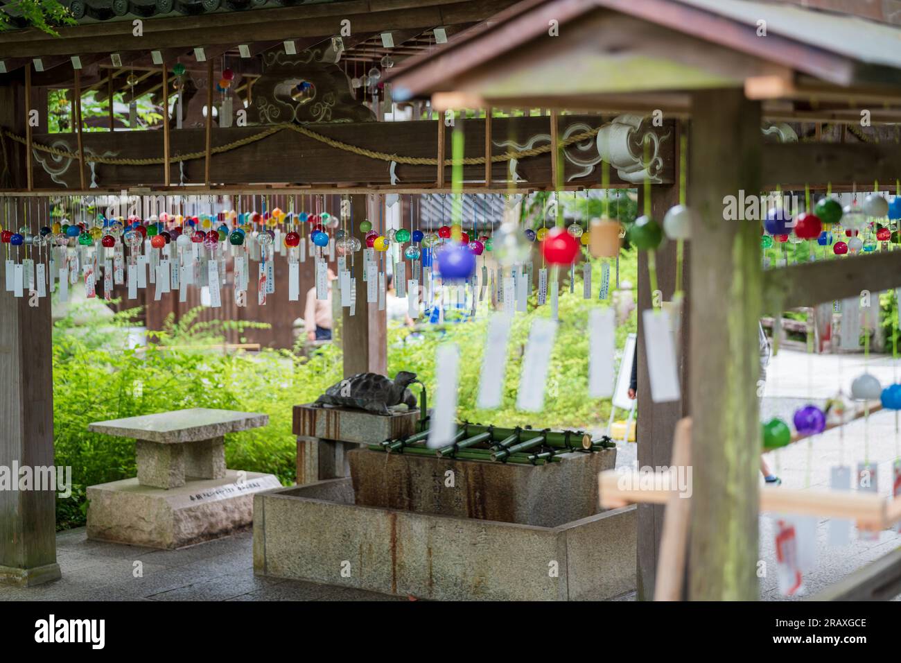 Japanese shrine bell hi-res stock photography and images - Alamy