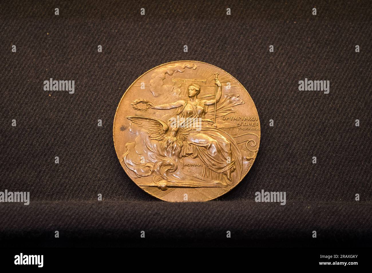 1896 olympics medal hi-res stock photography and images - Alamy