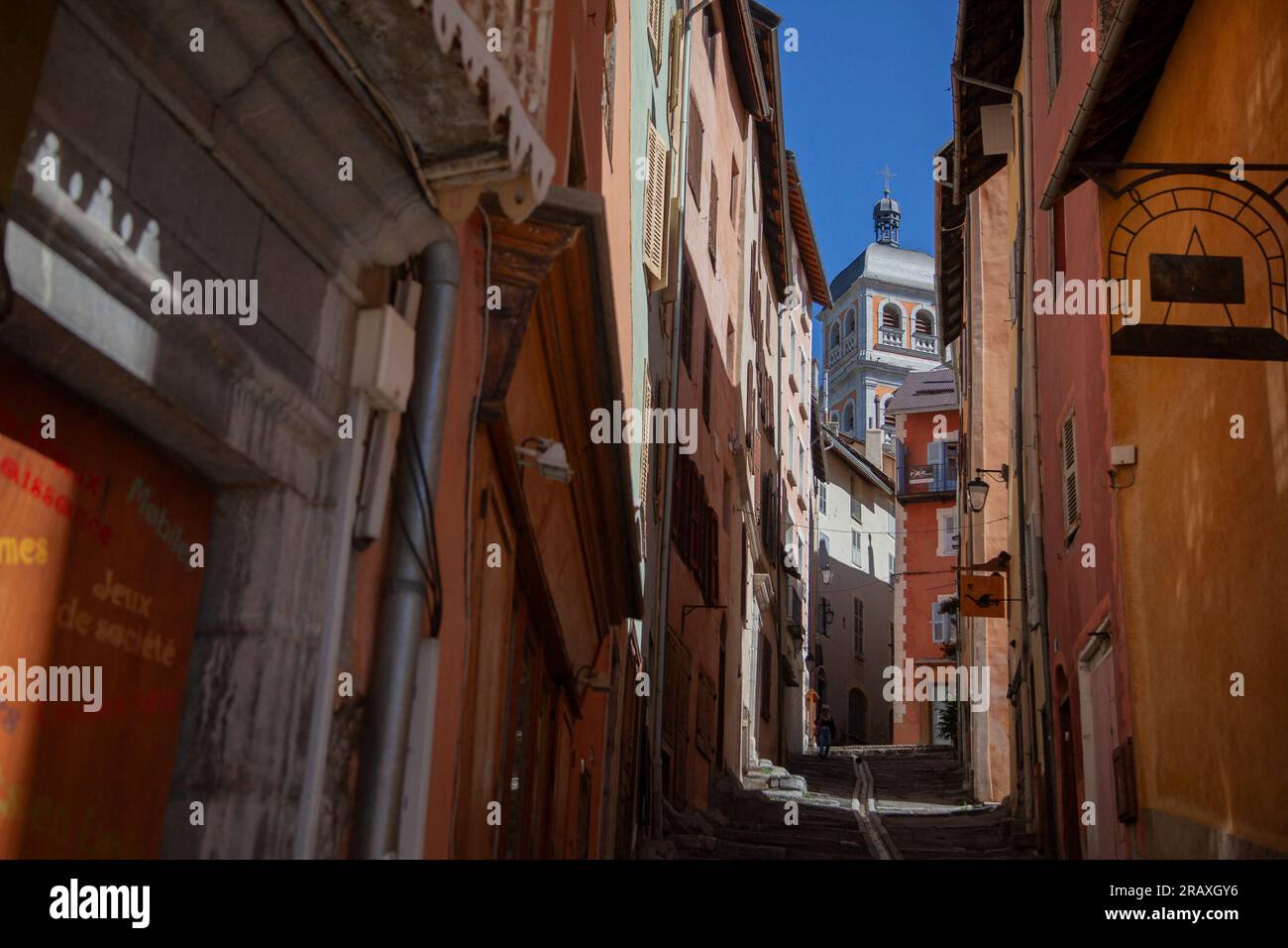 Briancon, France. 03rd July, 2023. The collegiate church of Briançon: a ...