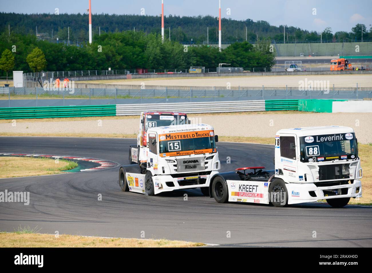 Dutch Truck Racing auf der Strecke des DEKRA Lausitzrings, Race Weekend ...