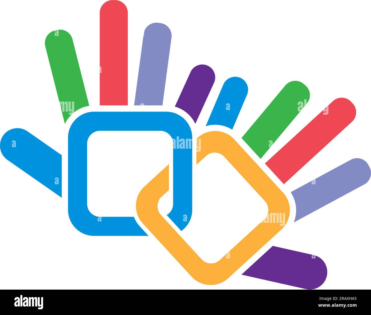 Friendship icon logo design illustration Stock Vector Image & Art - Alamy