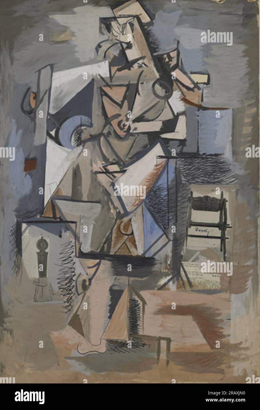 Untitled (Cubist Figure) 1930 by Arshile Gorky Stock Photo - Alamy