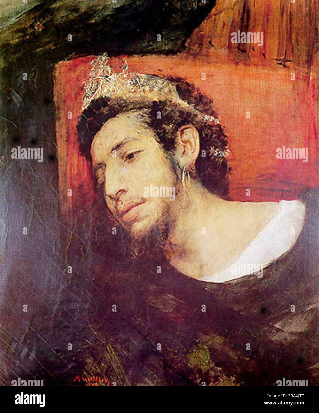 Ahasuerus, Wandering Jew 1876 by Maurycy Gottlieb Stock Photo - Alamy