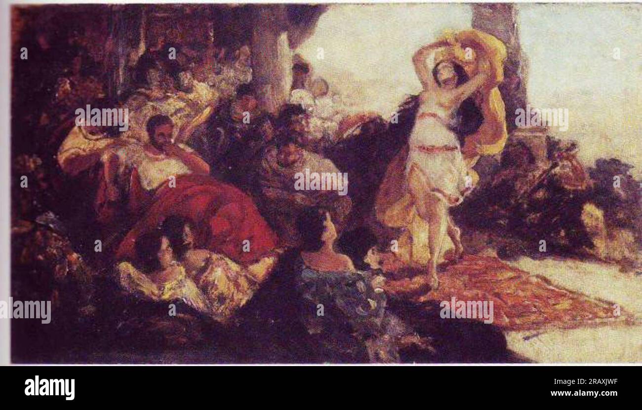 Salome's Dance 1879 by Maurycy Gottlieb Stock Photo - Alamy