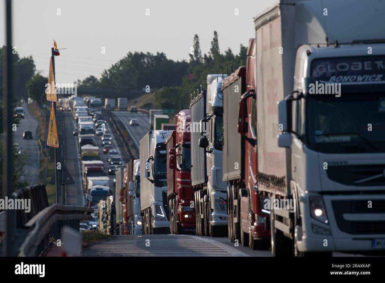 Traffic jam on Expressway S6 called Obwodnica Trojmiasta (Tricity ...