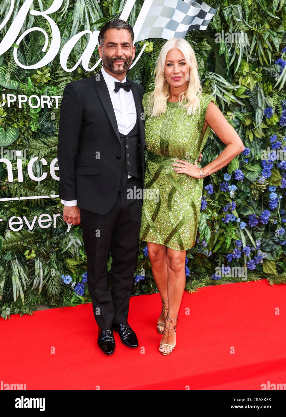 London, UK. 05th July, 2023. Jimmy Barba and Denise Van Outen seen ...