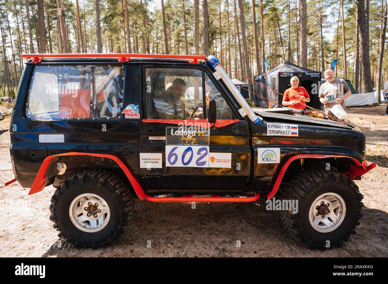 REPUBLIC OF KARELIA, RUSSIA - CIRCA JUNE, 2022: Off-road tournament ...