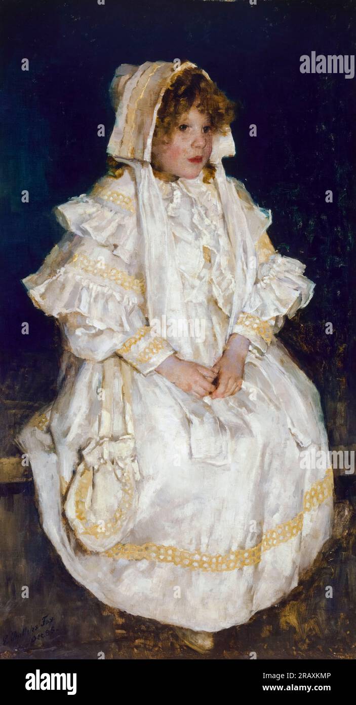 E Phillips Fox, Adelaide, portrait painting in oil on canvas, 1895 ...
