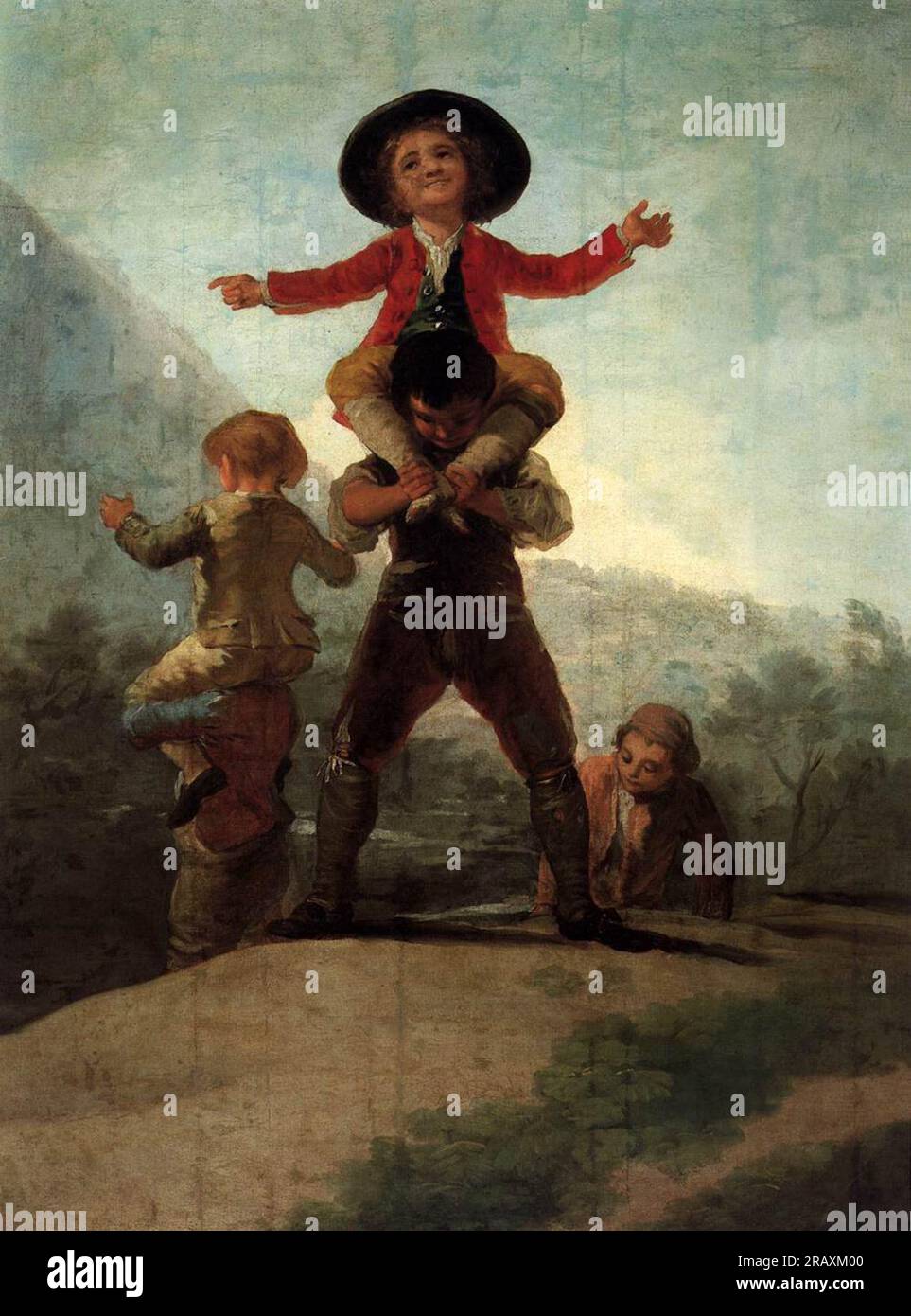 Playing at Giants 1792 by Francisco Goya Stock Photo - Alamy
