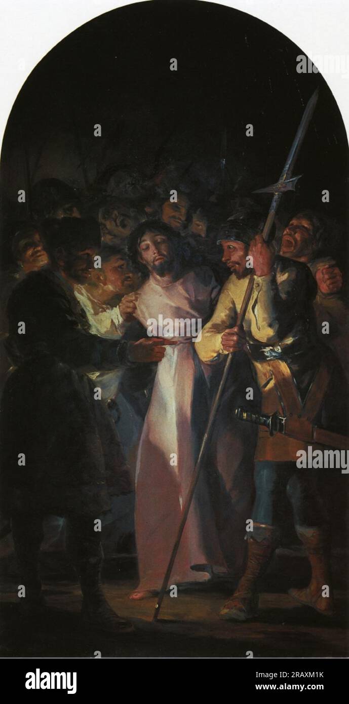 The Arrest of Christ 1788 by Francisco Goya Stock Photo - Alamy