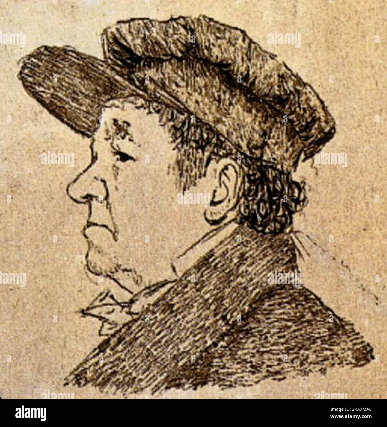 Self Portrait 1824 by Francisco Goya Stock Photo - Alamy