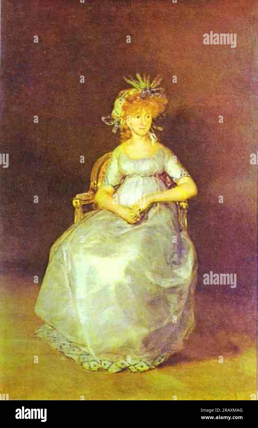 Portrait of Maria Teresa of Ballabriga, Countess of Chinchon 1800 by ...