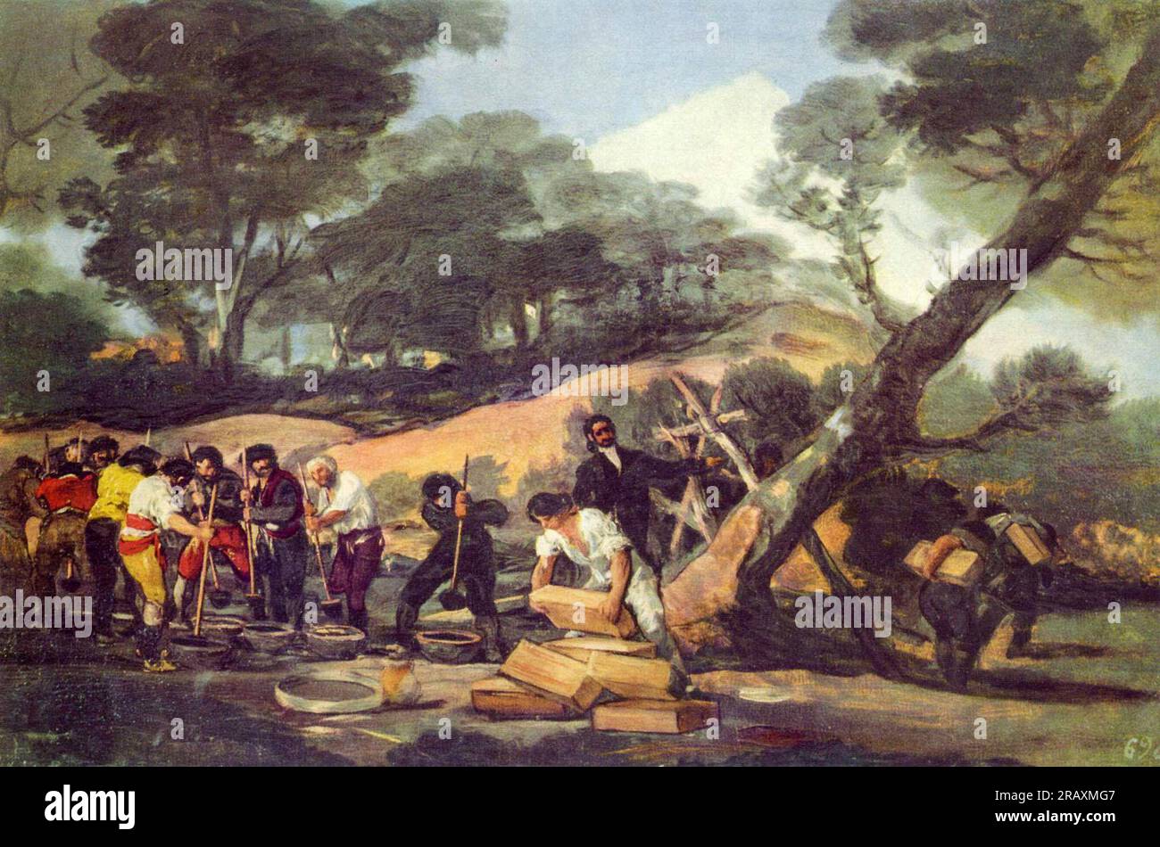 Powder Factory in the Sierra 1814 by Francisco Goya Stock Photo - Alamy