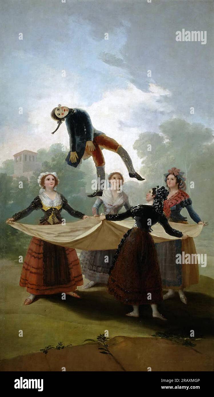 The Straw Manikin 1792 by Francisco Goya Stock Photo - Alamy