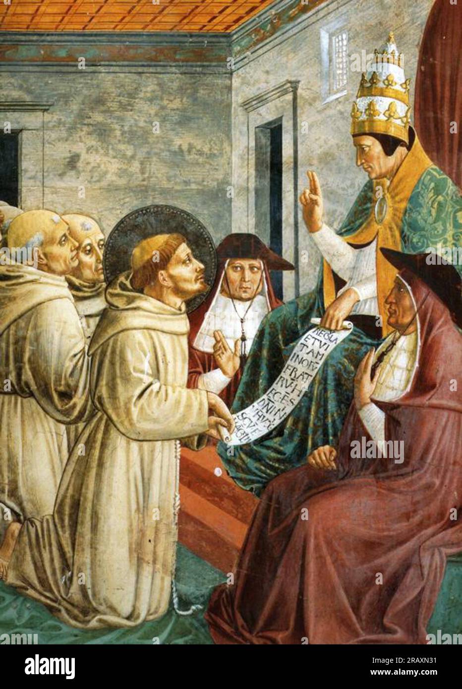 Dream of Innocent III and the Confirmation of the Rule (detail) 1452 by ...