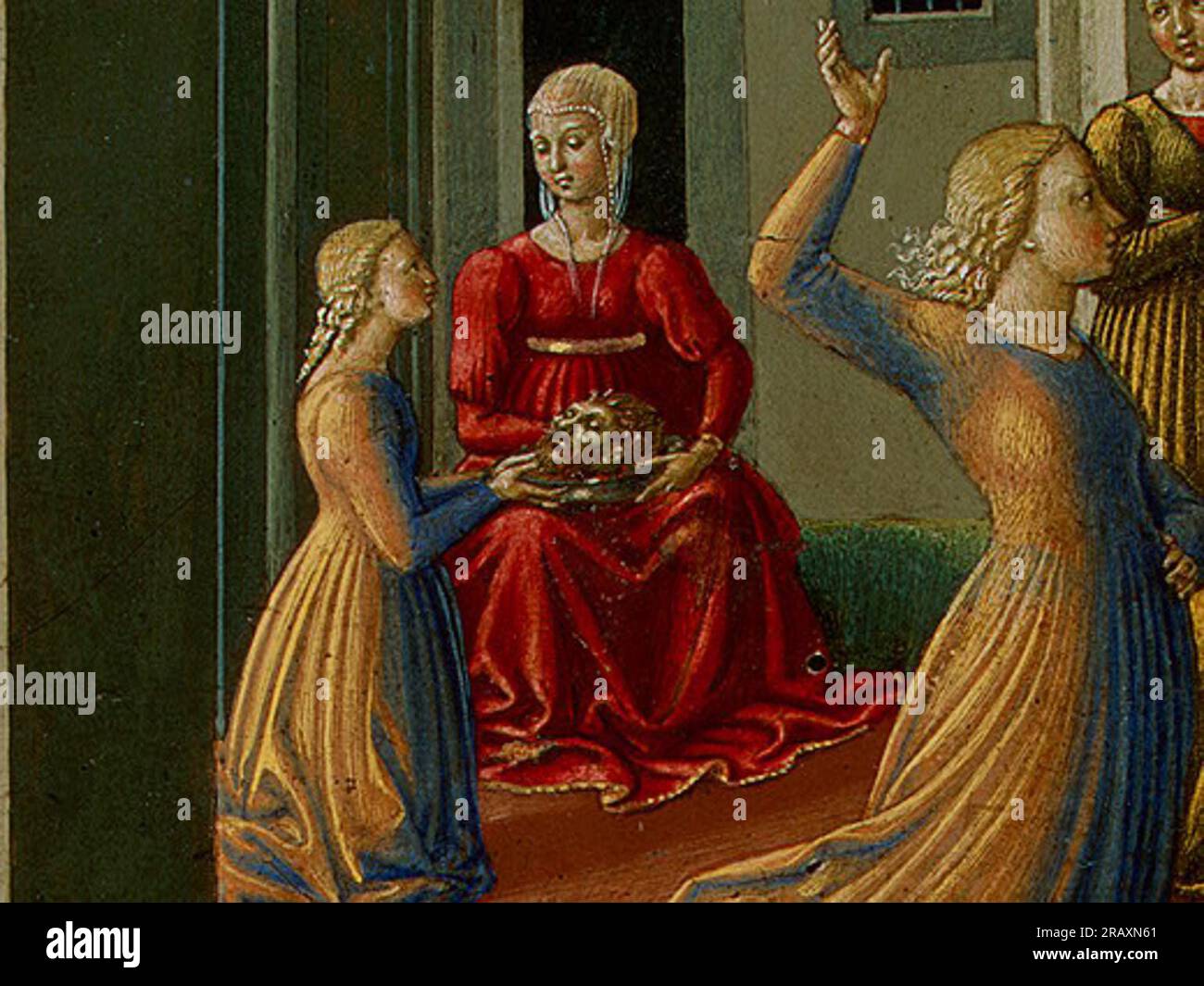 The Dance of Salome (detail) 1462 by Benozzo Gozzoli Stock Photo - Alamy