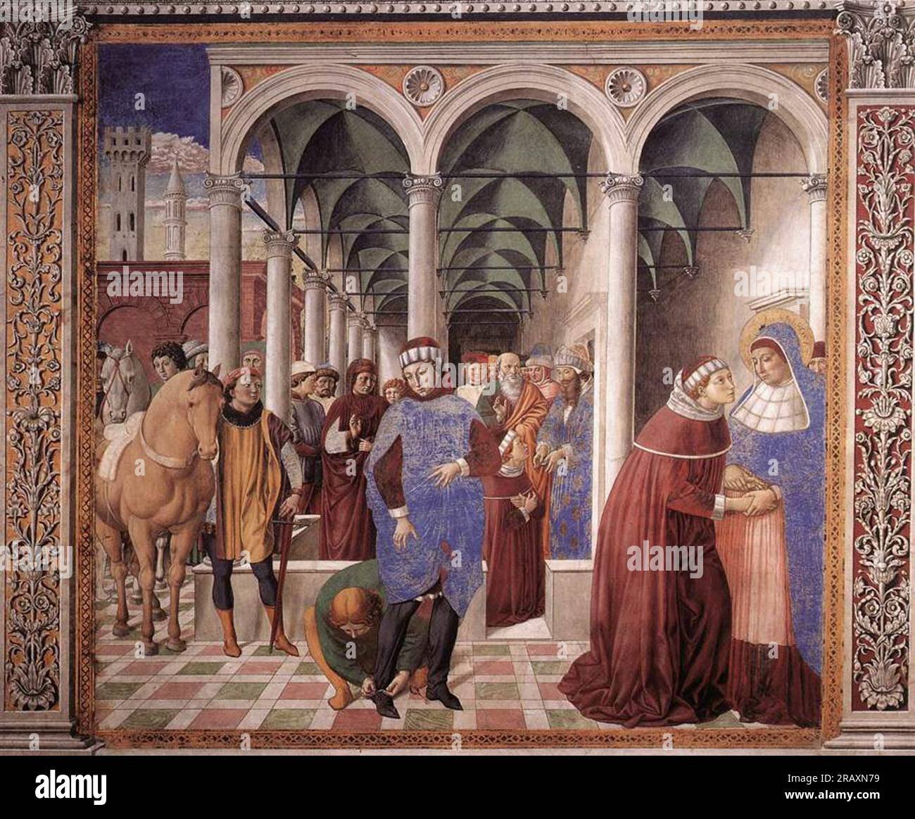Benozzo gozzoli augustine milan hi-res stock photography and images - Alamy