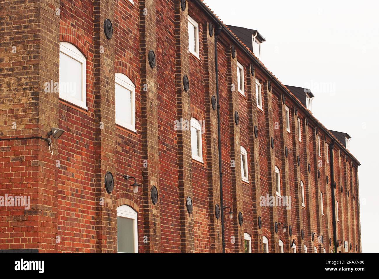 Buildings at the Maltings at Snape, Suffolk. UK showing the ...