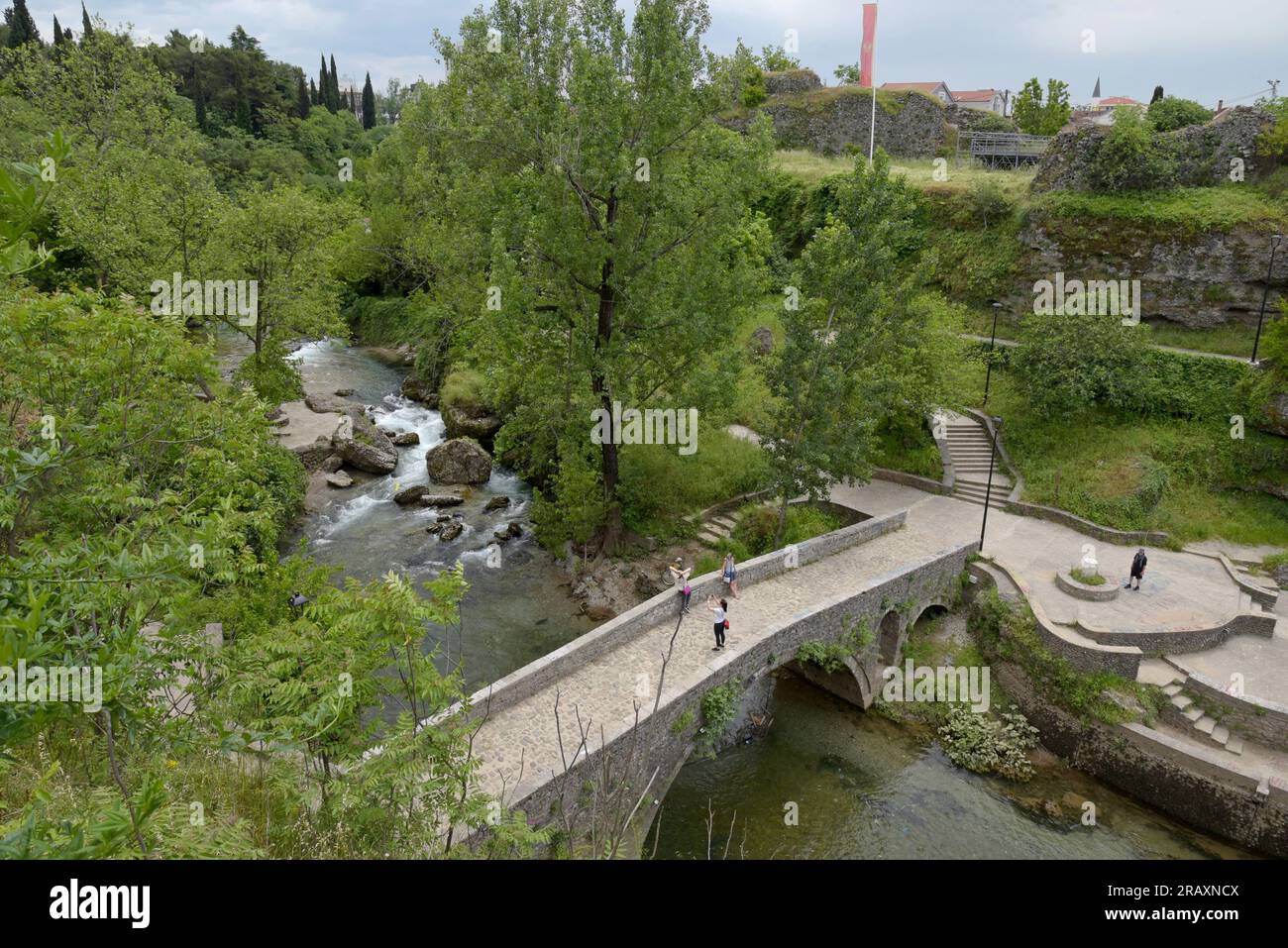 Adži-paša bridge, an ancient bridge first built by the Romans and ...
