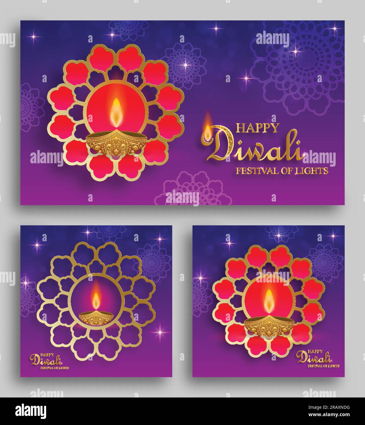 Happy Diwali vector illustration. Festive Diwali and Deepawali card ...