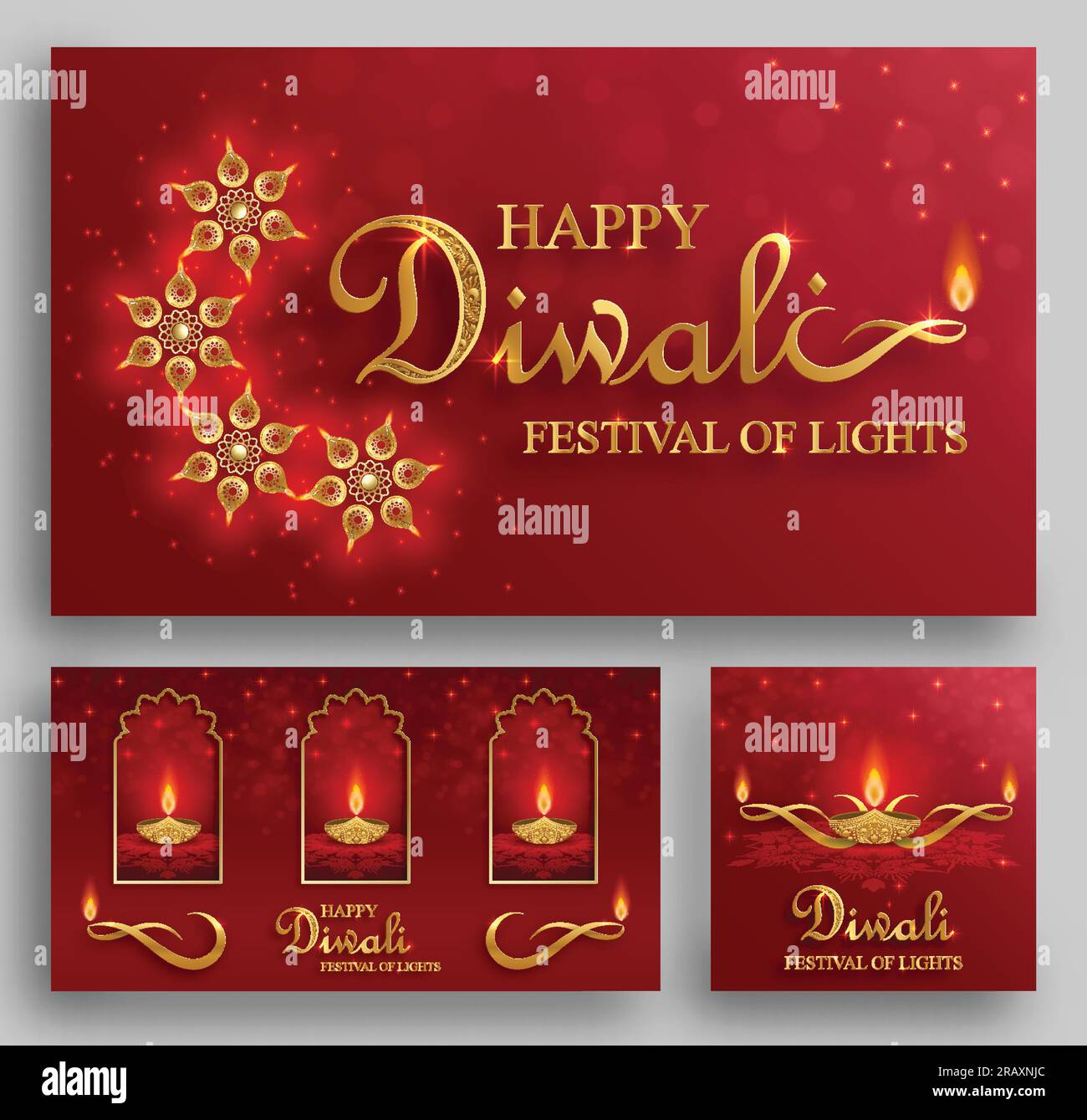 Happy Diwali vector illustration. Festive Diwali and Deepawali card ...