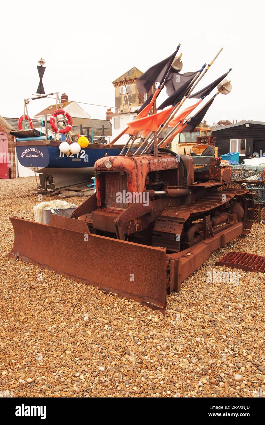 Caterpillar beach bulldozer hi-res stock photography and images - Alamy