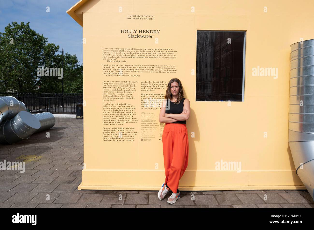 Temple Underground Station roof, London, UK. 6th July, 2023. Holly ...