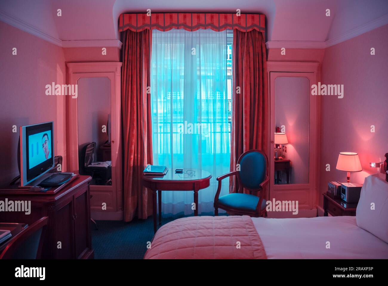 interior of a hotel room in Paris Stock Photo - Alamy