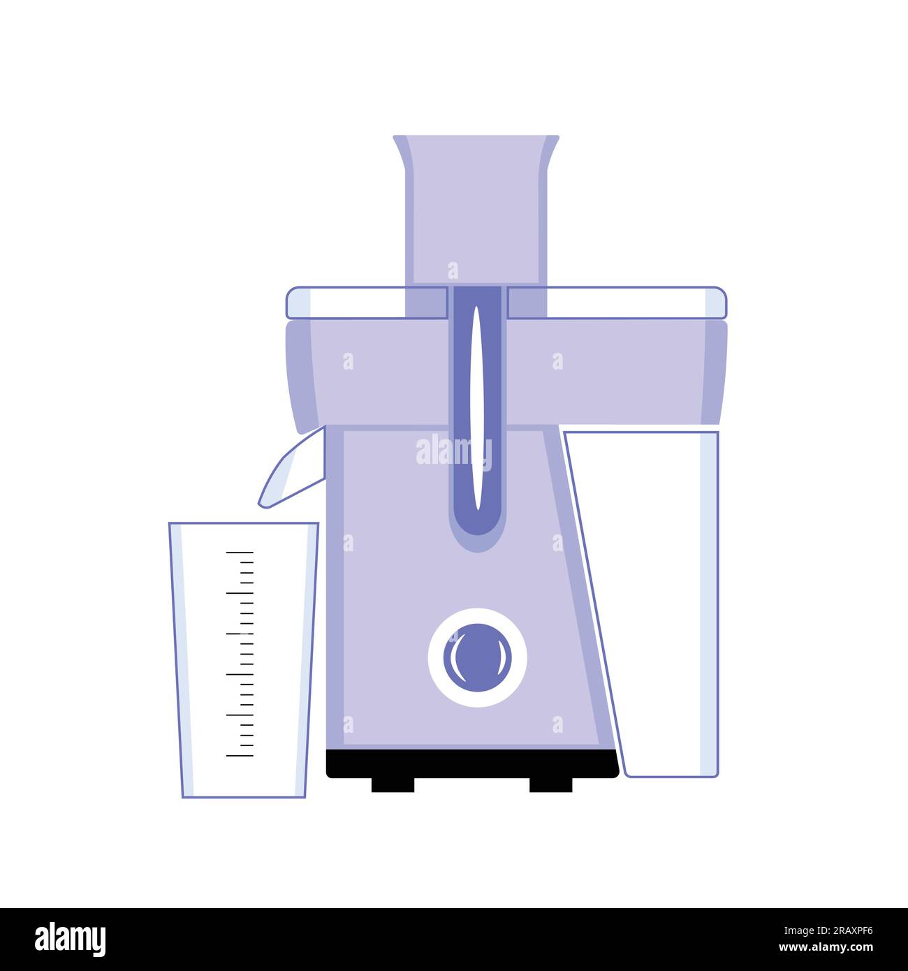 Juicer flat pastel color vector in cartoon style. Color cooking ...