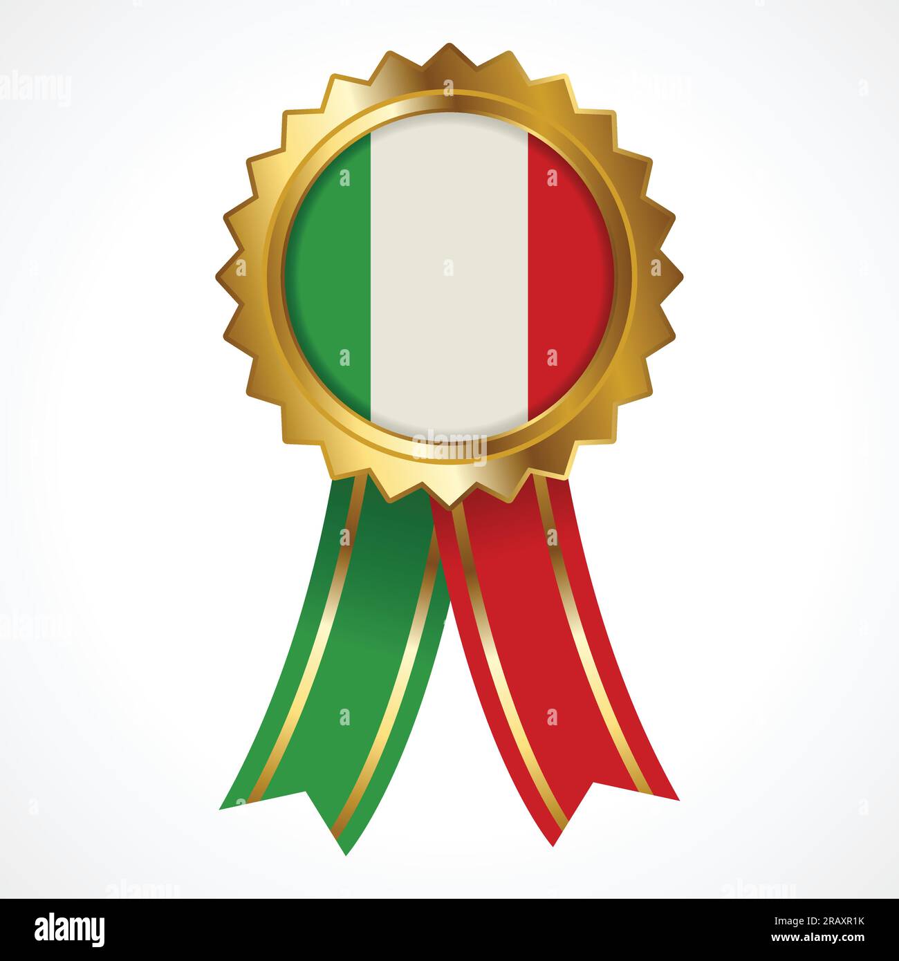 Badge or medal of Italy insignia Stock Vector Image & Art - Alamy