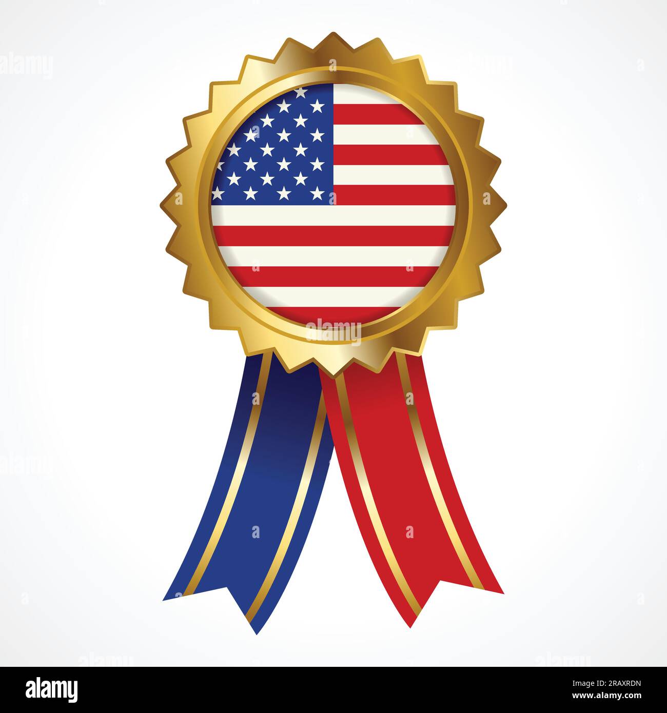 Badge or medal of United States of America insignia Stock Vector Image ...