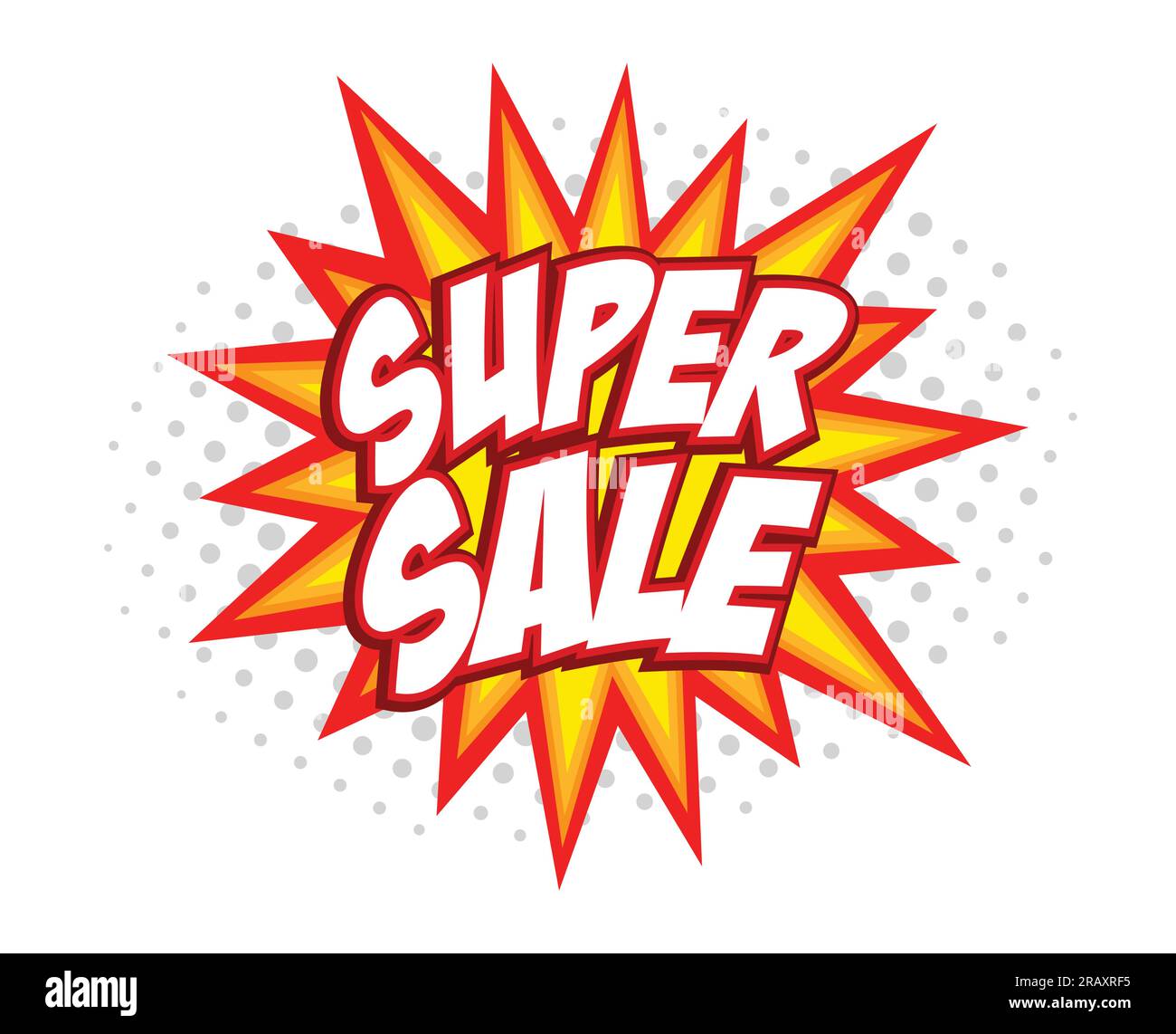 Super sale comic splash Stock Vector Image & Art - Alamy
