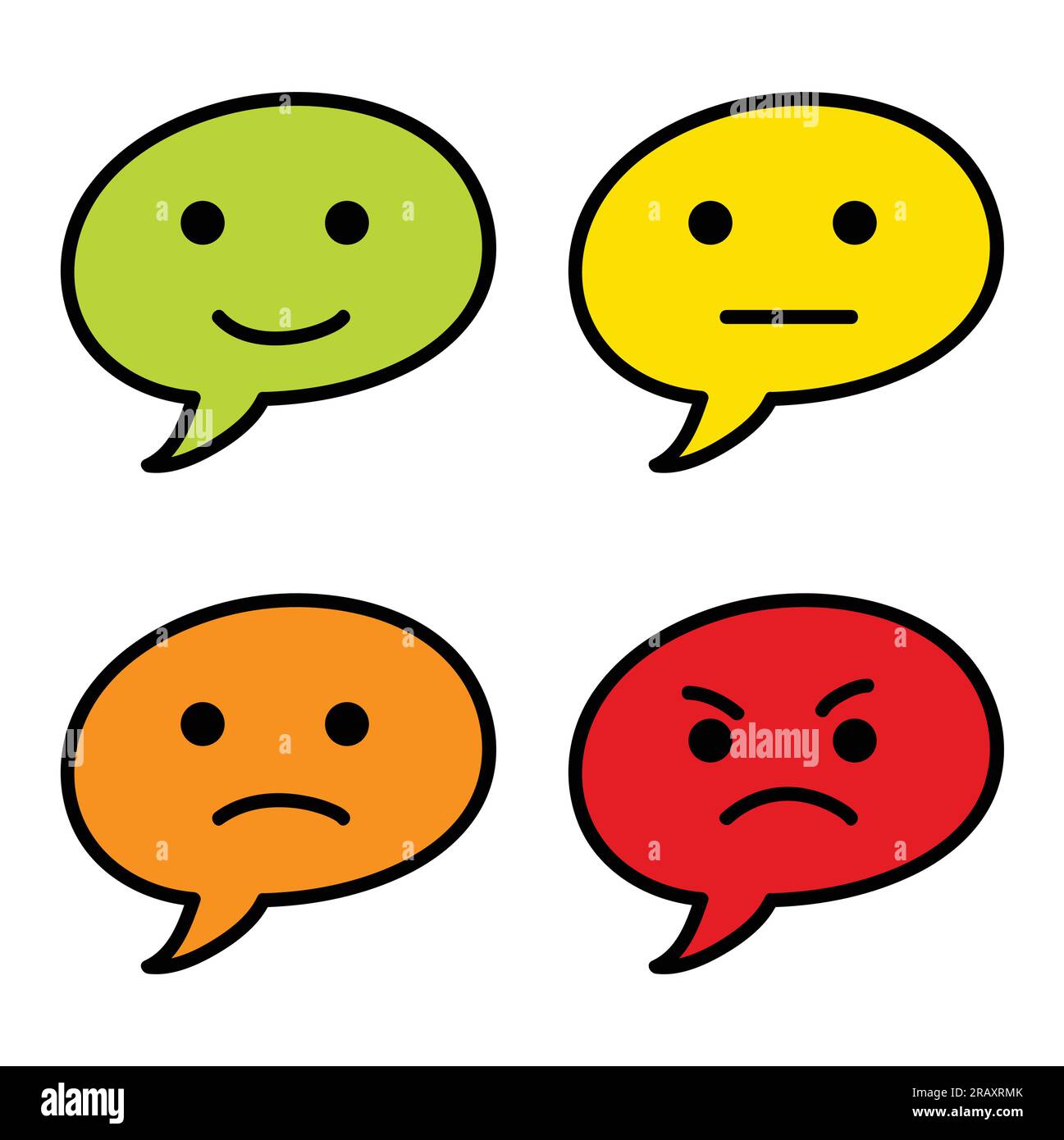 Emoji mood bubble hi-res stock photography and images - Alamy