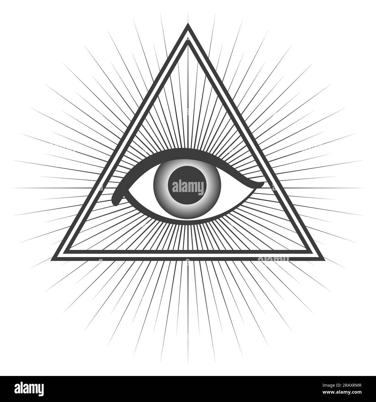 Freemason symbol isolated on white background Stock Vector Image & Art ...