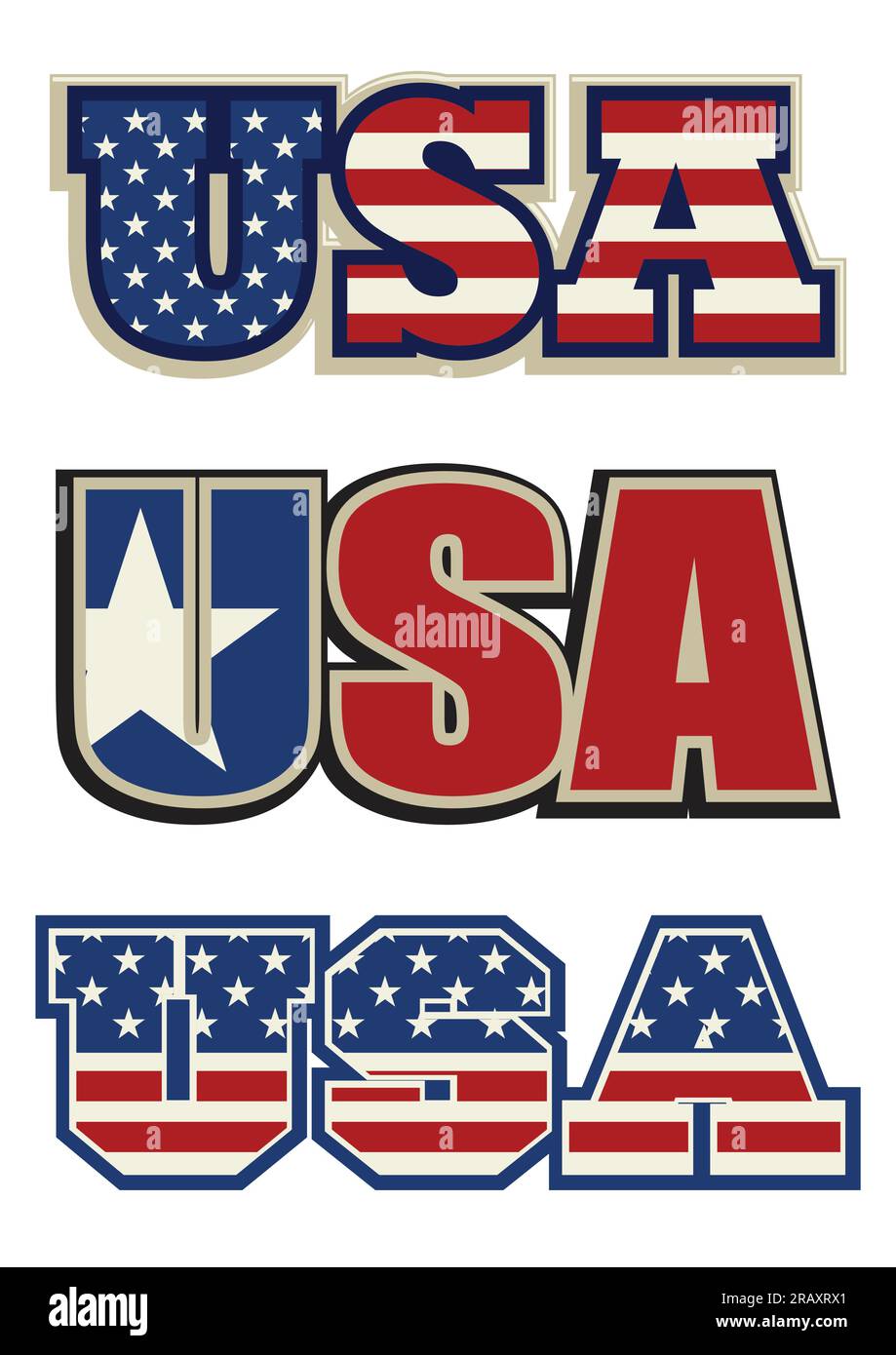 Text symbol and icon of the USA Stock Vector Image & Art - Alamy